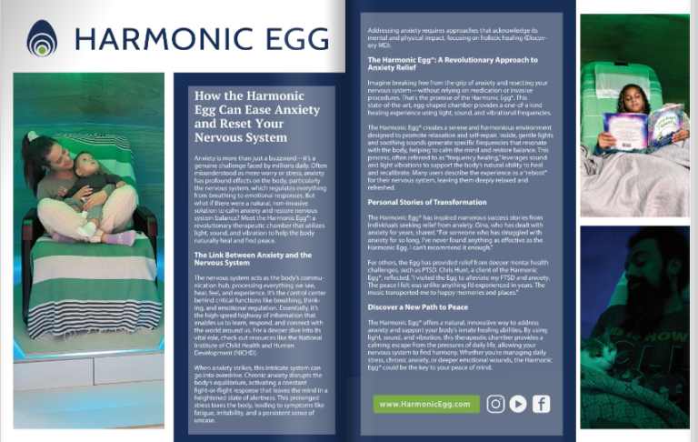 Reset and Recharge: The Harmonic Egg® in The Influence Magazines - Harmonic Egg